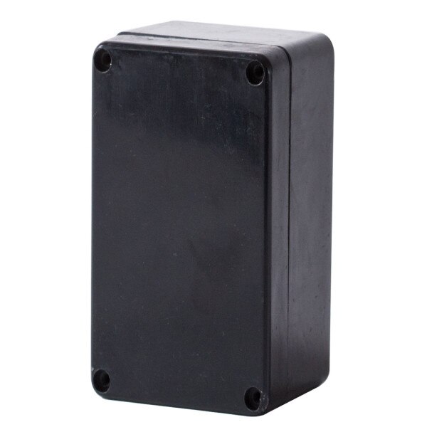 GRP IP68 Black Terminal Enclosure 75H x 230W x 60D