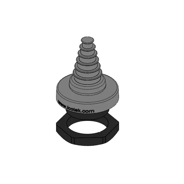 Grey Pyramid Cable Entry Grommets M32 IP68 for 6-18mm Cables - KEL-DPF ...