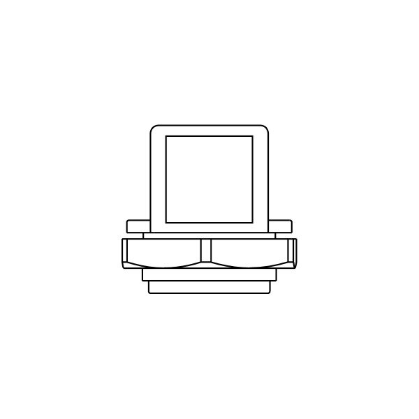 KVT-W90 | Split 90° Cable Gland for Cables with Connectors M32 IP54 ...