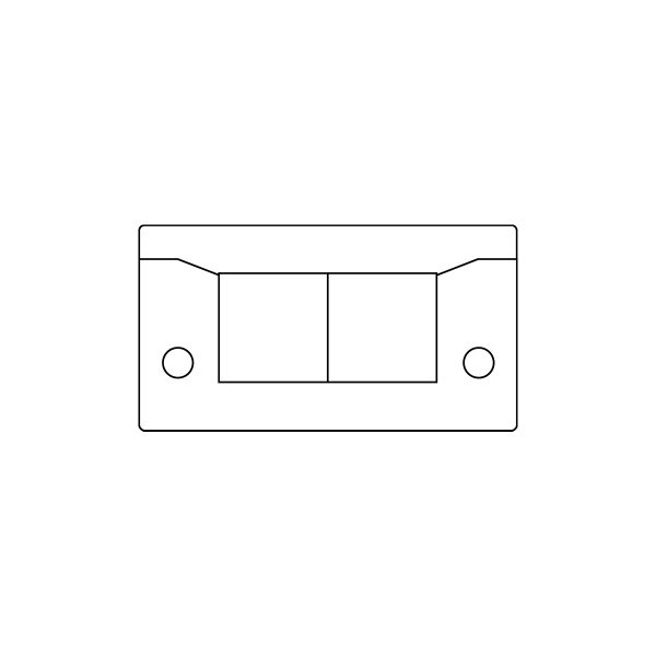 Stainless Steel Cable Entry Frame IP66 for 2 x 1-16mm Cables - KEL-ER ...
