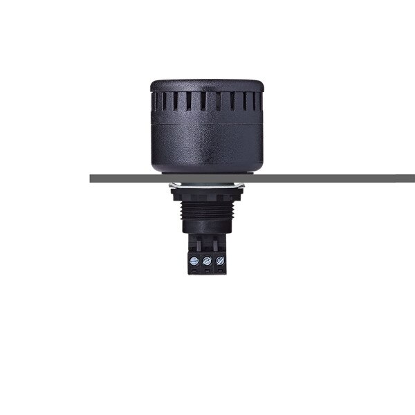 ESMSeries M22 Ø45mm Panel Mount Buzzer, 12-24VAC/DC, 100dB