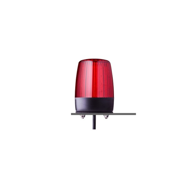 PCH Series Steady/Flashing Beacon, High Lens, Red, 24VAC/DC