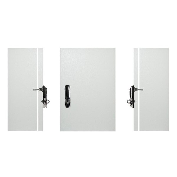 Electrical Enclosure with Padlockable Handle 400H x 300W x 150D IP65 Grey