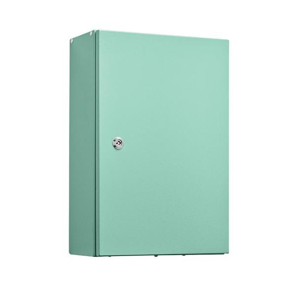Aluminium Electrical Enclosure 400H x 300W x 200D IP66 Smoke-Blue