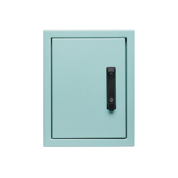 Aluminium Field Cabinet 450H x 350W x 225D IP66 Smoke-Blue, Non-Ventilated