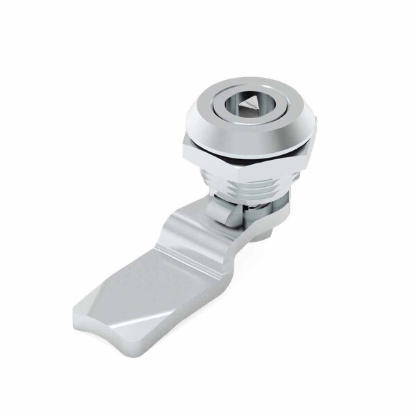 Chrome Quarter Turn 9mm Triangle Lock